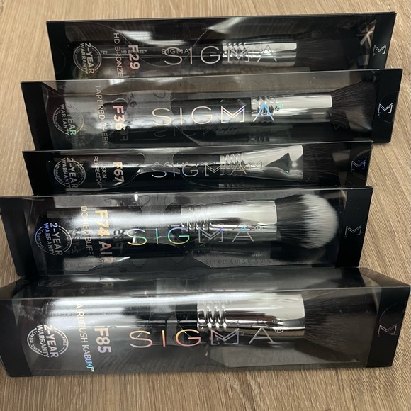 Sigma Beauty | Makeup | Sigma Beauty Face Brushes Lot Kit Set F85 F74 F67 F36 F29 | Poshmark